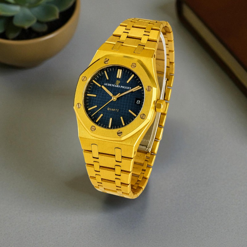 Audemars Piguet Royal Oak Golden Chain Blue Dial | Urban Shop PK