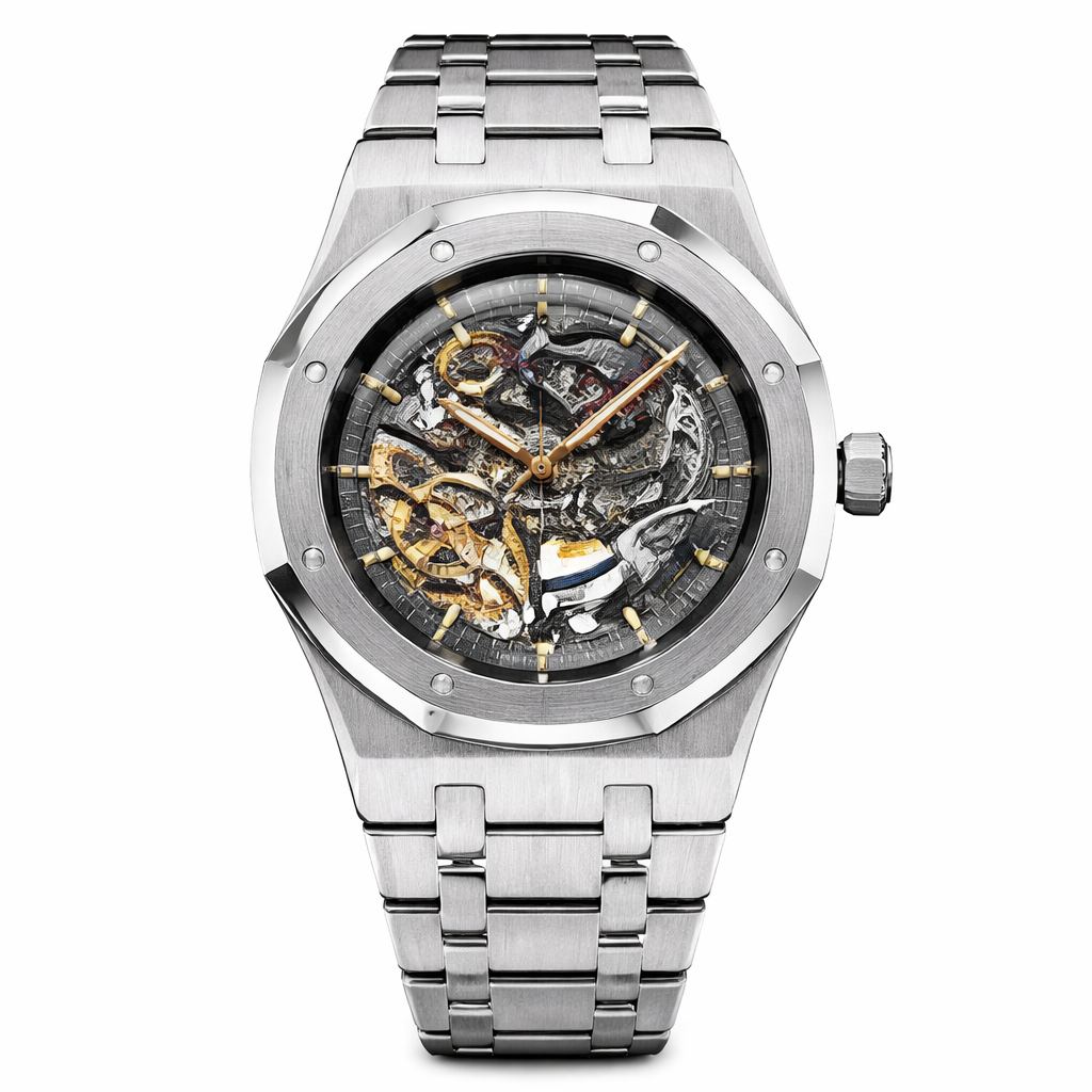 Audemars Piguet Royal Oak Skeleton Silver Chain | Urban Shop PK